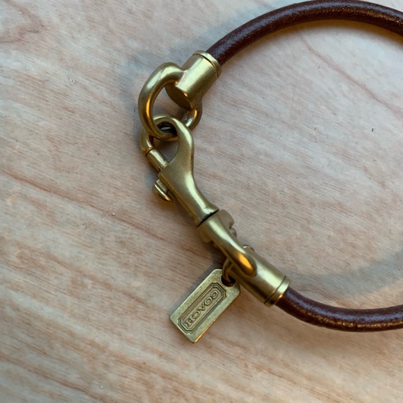 Coach | Jewelry | Coach Leather Bracelet | Poshmark